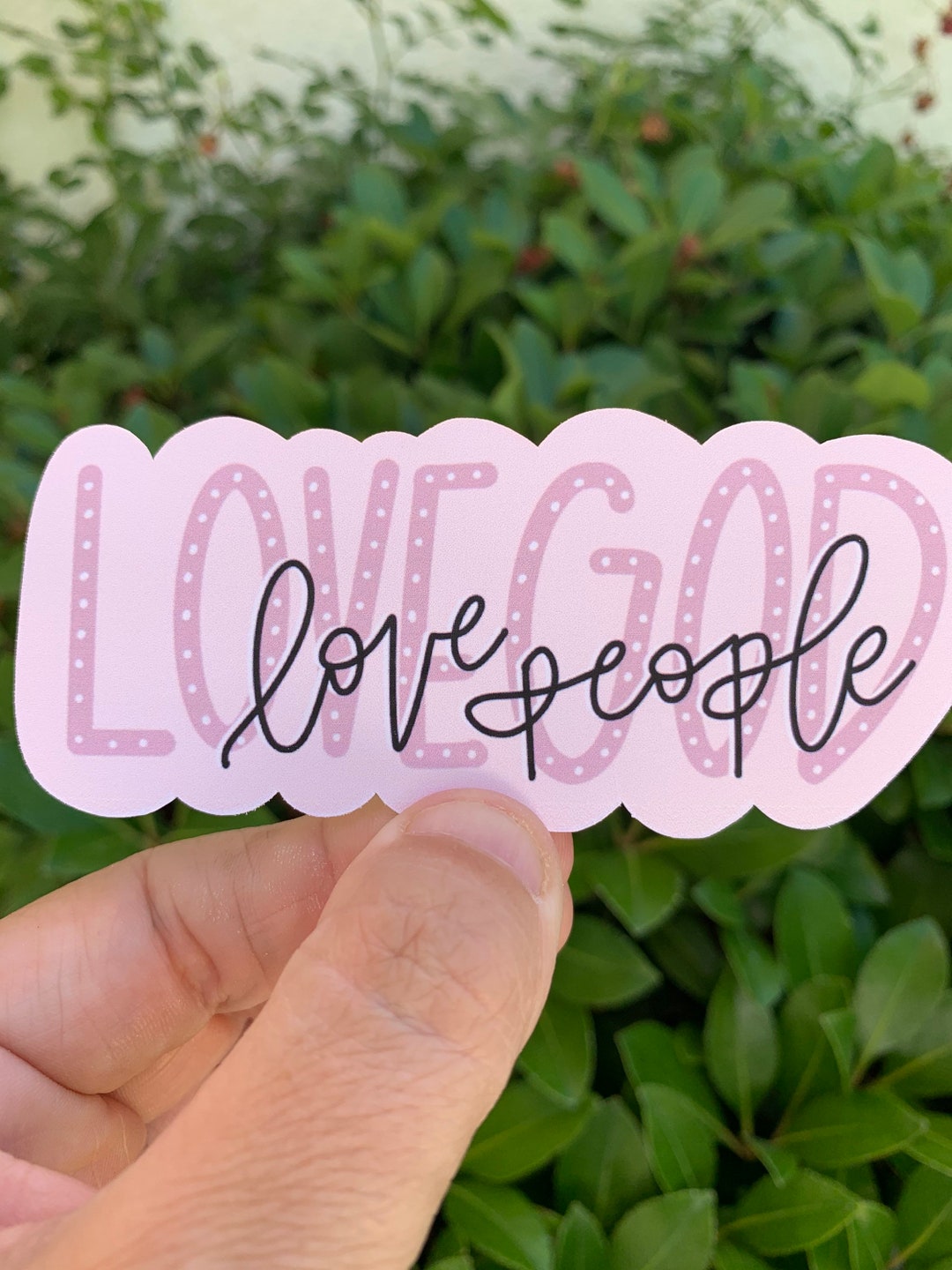 Love God Love People Sticker - Etsy