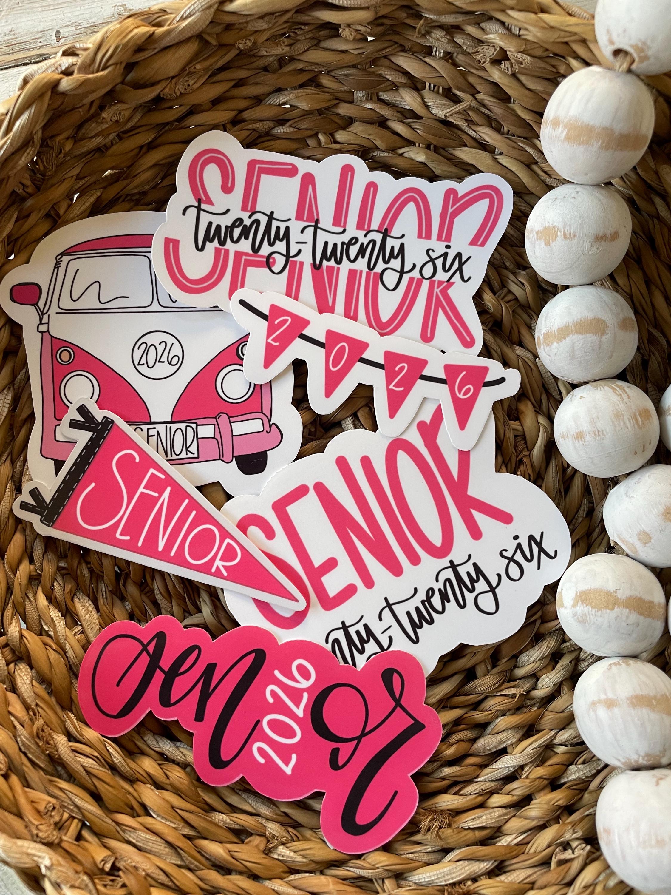 SENIOR Year Sticker Pack, Class of 2026 - Etsy