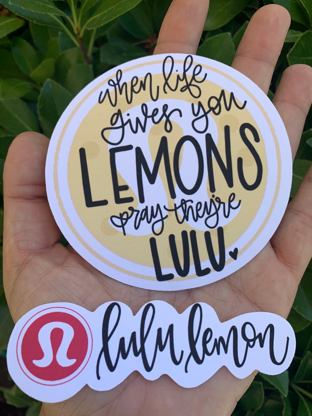 Lulu Lemons Sticker Set - Etsy