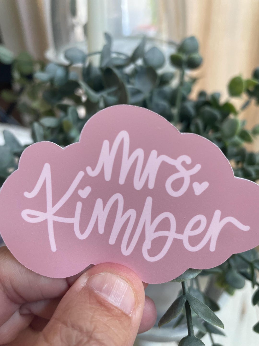 Teacher Sticker , Name Sticker - Etsy