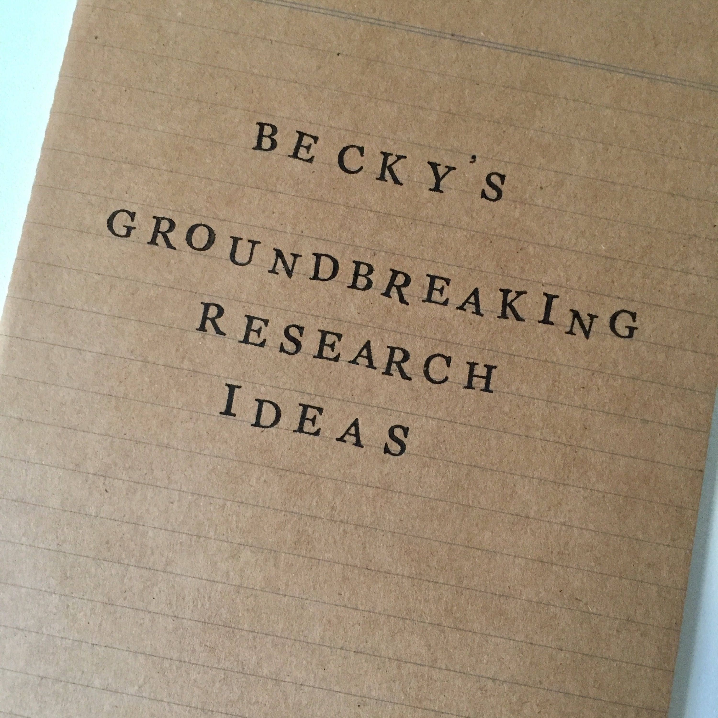 Personalised Notebook University Workbook Student Planner - Etsy