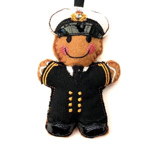 Royal Navy Officer, Military Christmas Ornament, Sailor Gifts Boyfriend ...