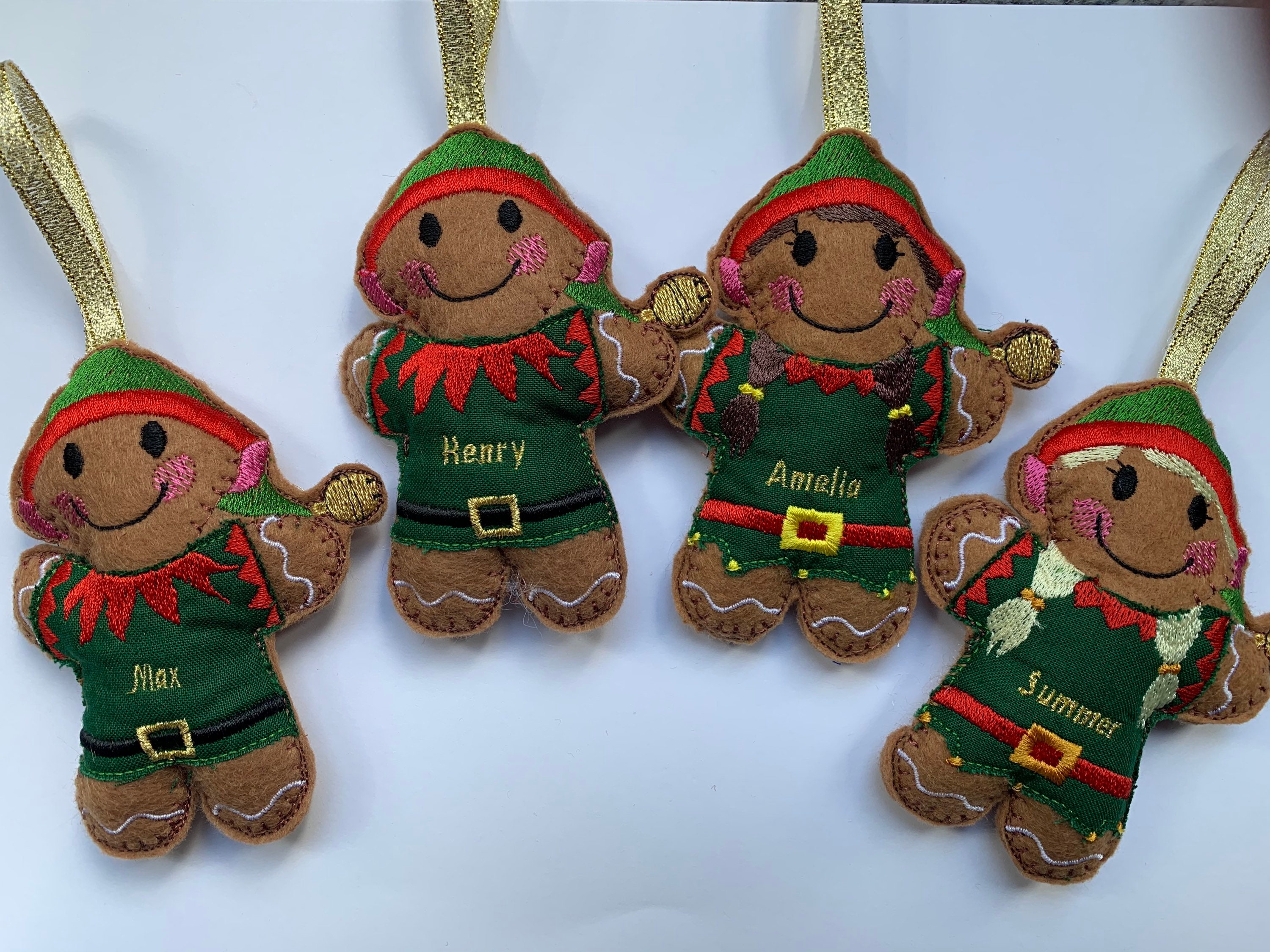 Christmas elf Personalised elves Tree ornament Christmas | Etsy