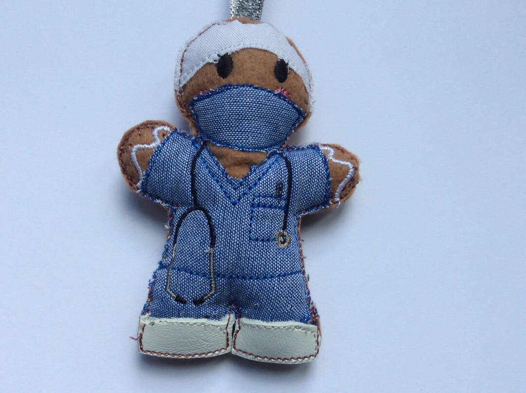 Surgeon Gingerbread Man Christmas Decoration, Doctor Retirement Gift ...