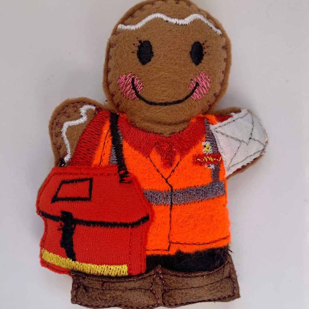 Postman Gift, Christmas Decoration, Gingerbread Man Hanging Ornament ...