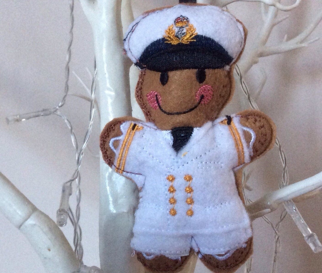 Royal Navy Officer, Hanging Decoration, Gingerbread Man, Birthday ...