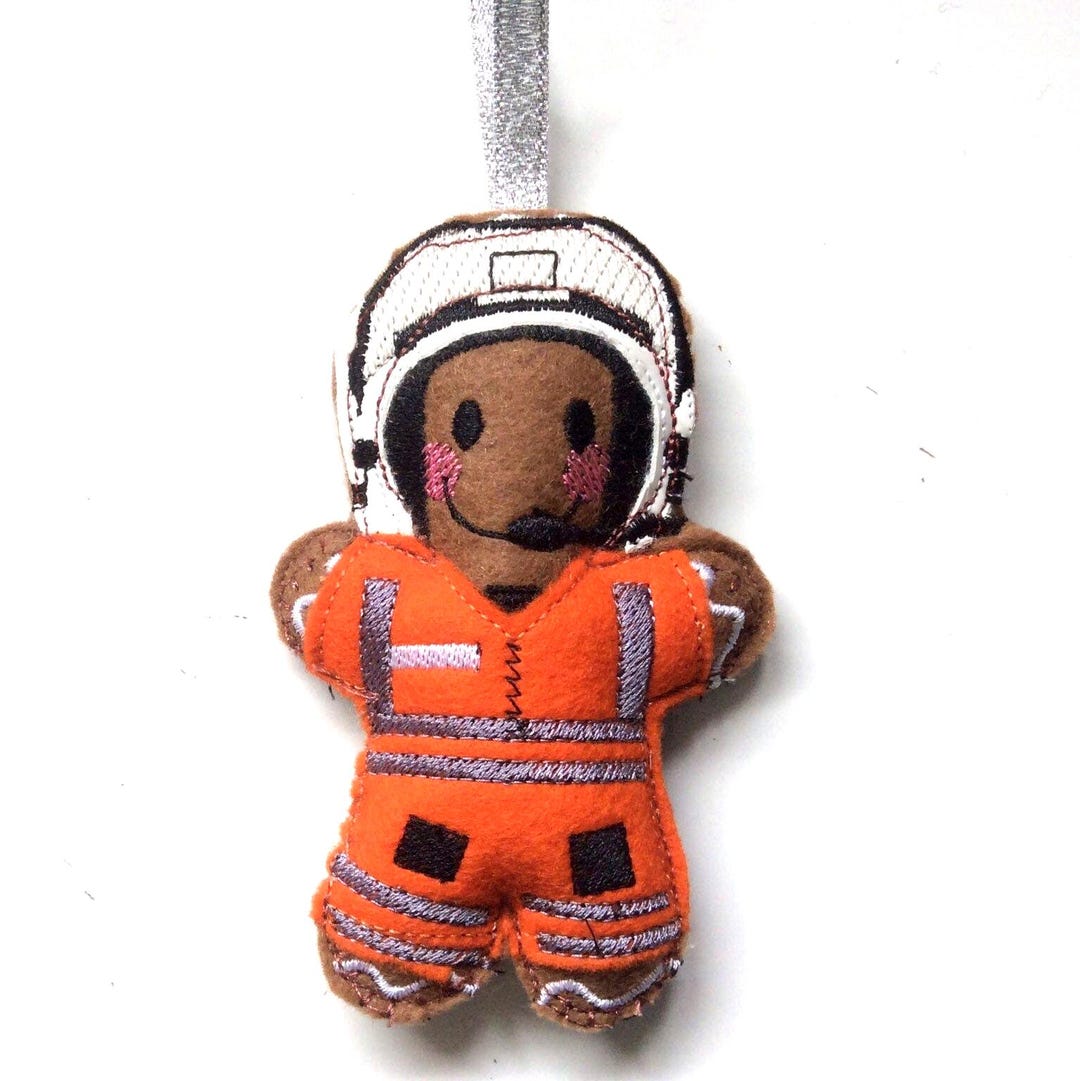 Air Ambulance Paramedic Gingerbread Ornament - Machine Embroidered Felt ...