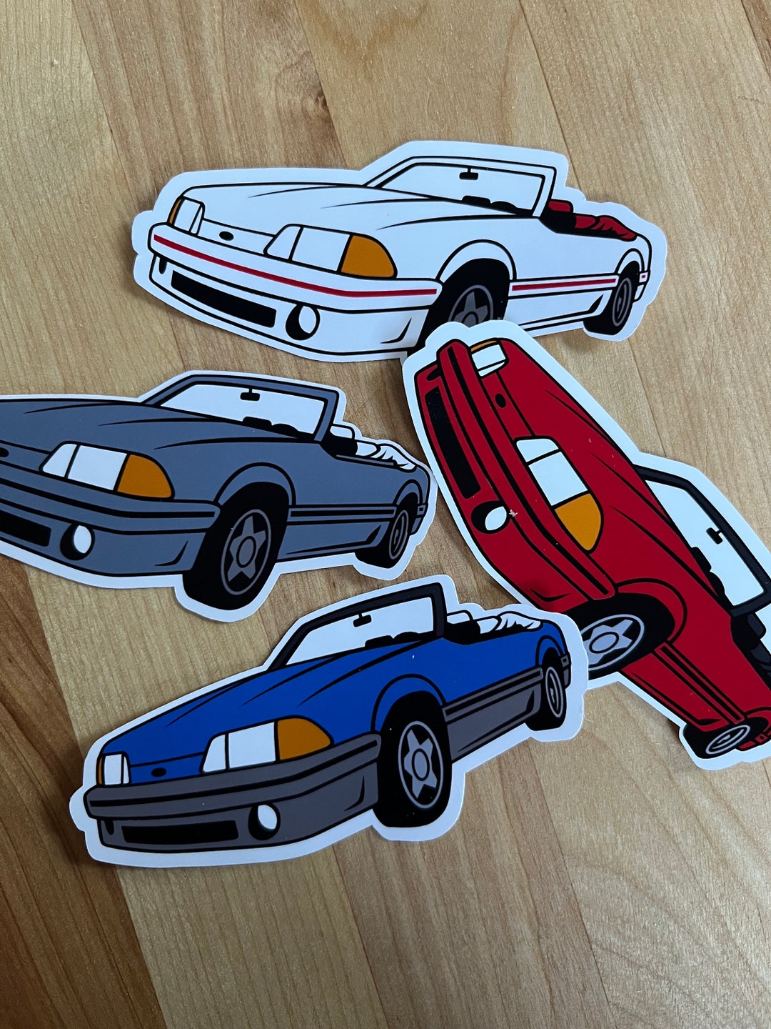 Ford Mustang Fox Body Convertible Sticker - Etsy