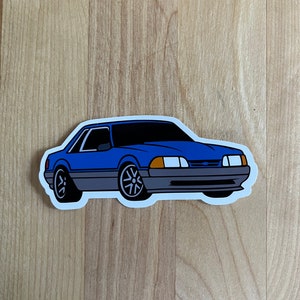 Ford Mustang Fox Body Sticker - Etsy