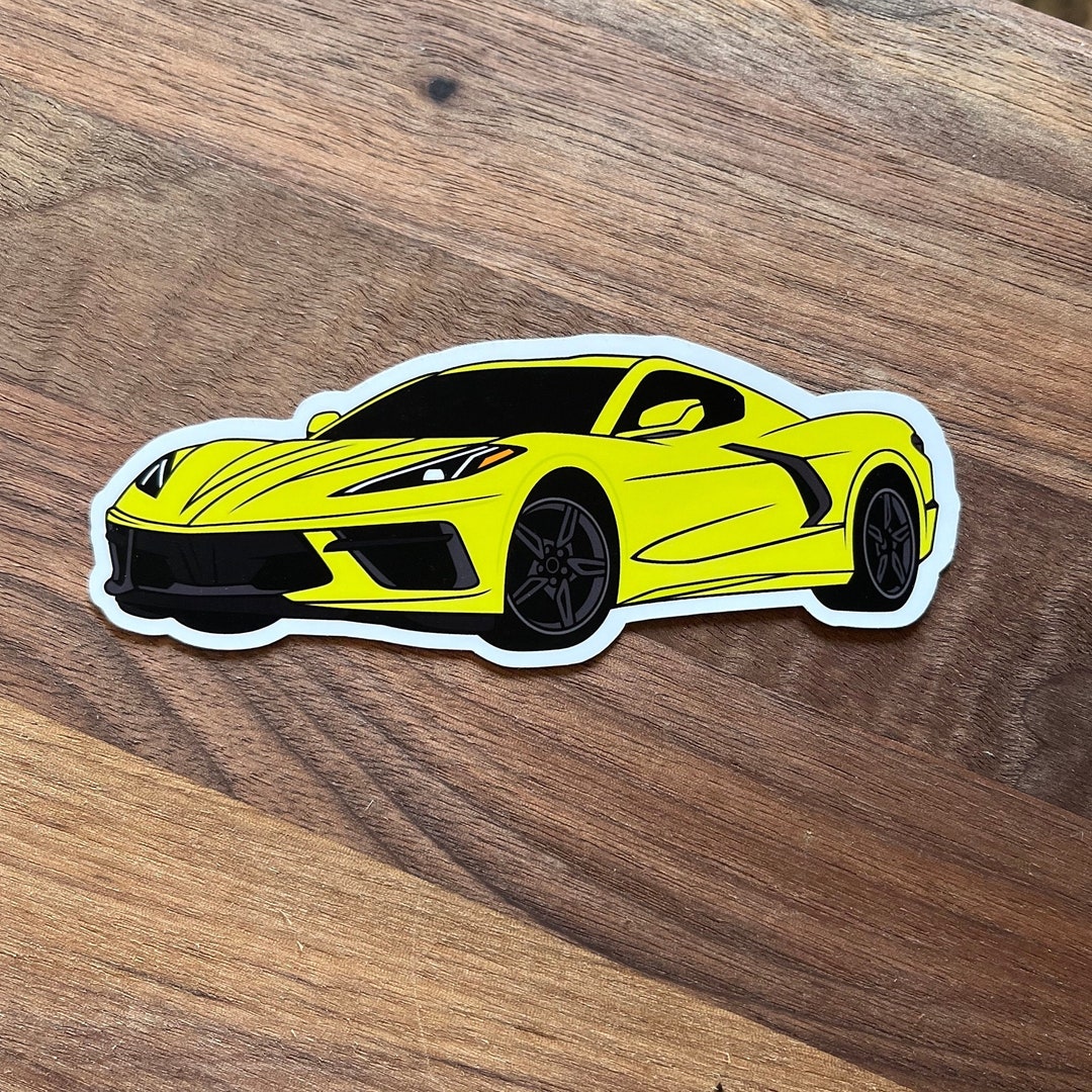 Corvette Stingray Sticker - Etsy