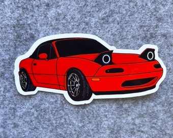 Mazda Miata MX-5 Sticker Decal JDM Pink - Etsy