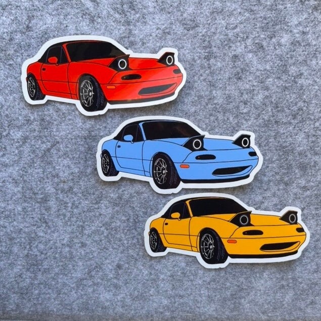 Mazda Miata Sticker - Etsy