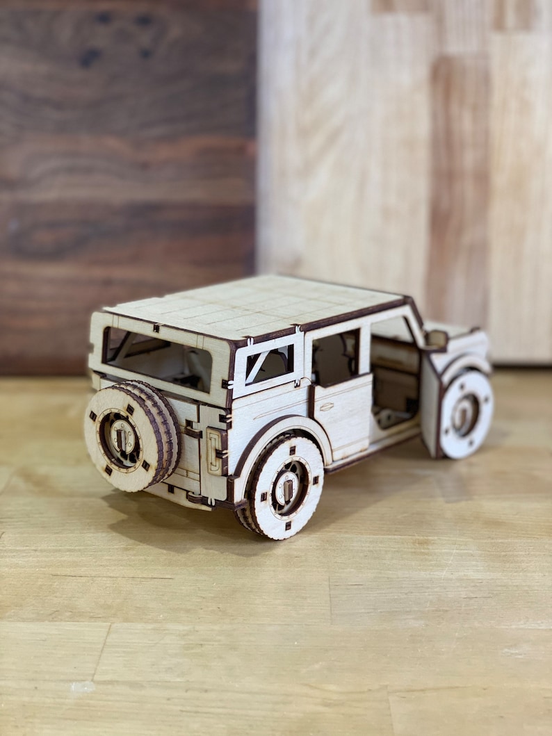 Ford Bronco Wooden DIY 3D Puzzle Ford Bronco Owner Gift - Etsy