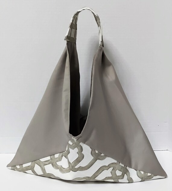 Japanese Origami Triangle Bag Crochet Bag Knitting Bag Cell - Etsy