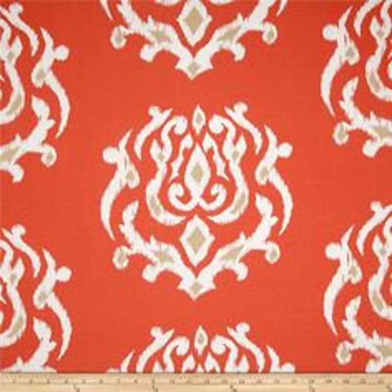 Coral Ikat - Etsy