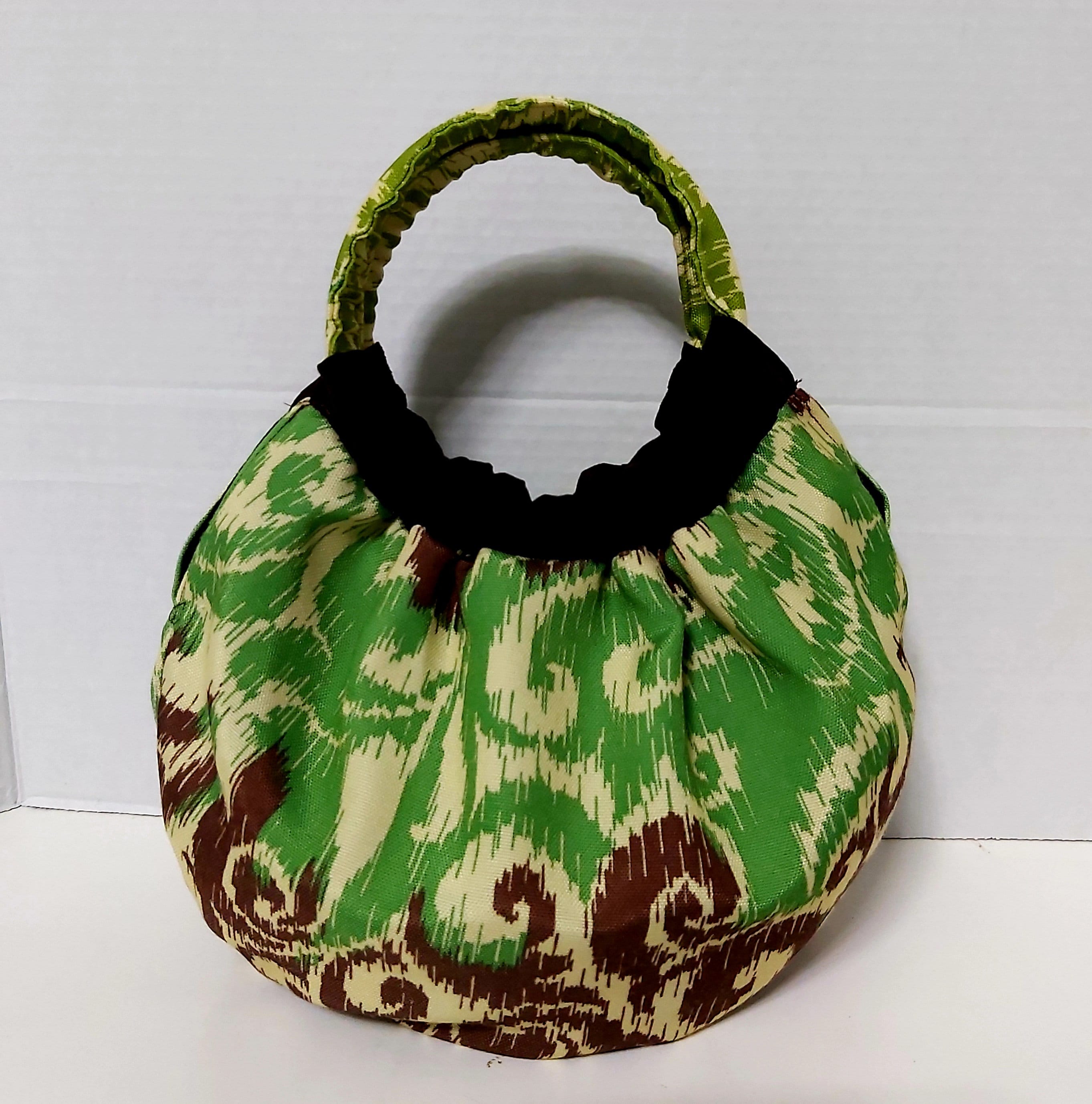Retro Round Handle Bag Colorful Round Hobo Bag Top Handle Bag Ring ...