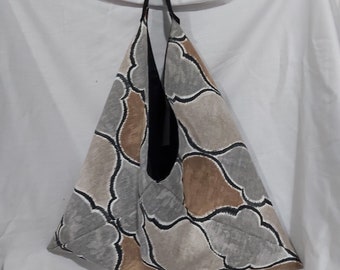 Handmade Japanese Triangle Origami Bag Bento Bag Japanese Origami Tote ...