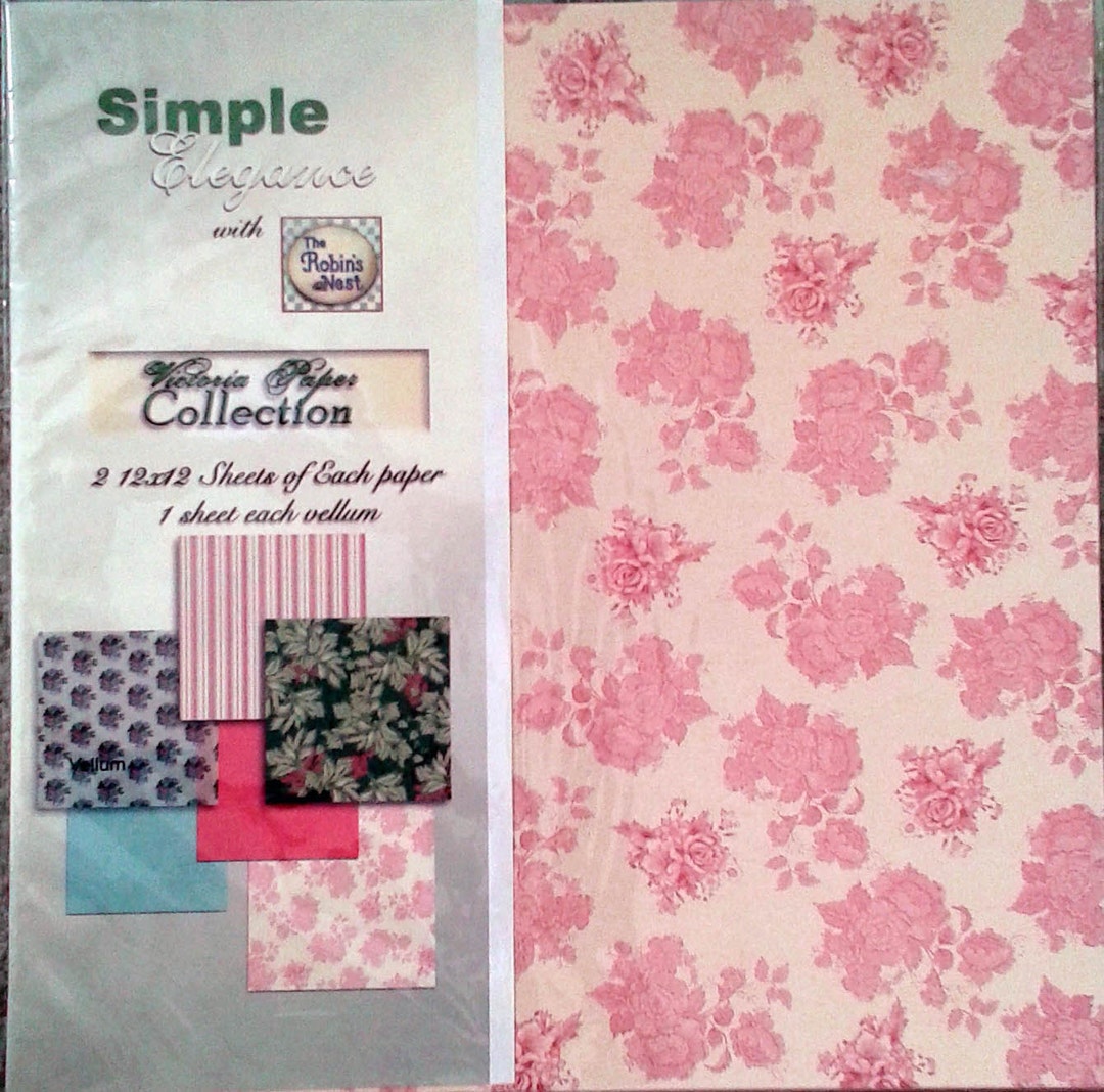 Scrapbook Paper and Vellum Collection - Etsy
