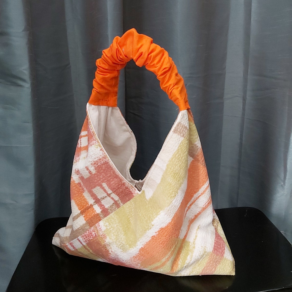 Japanese Origami Bag Bento Bag Triangle Bag Summer Bag Craft Bag Cell ...