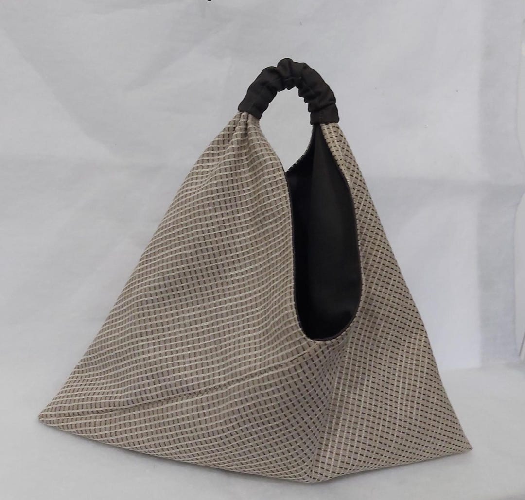 Japanese Origami Bag: Handmade Cotton Trellis Tote Bag - Etsy