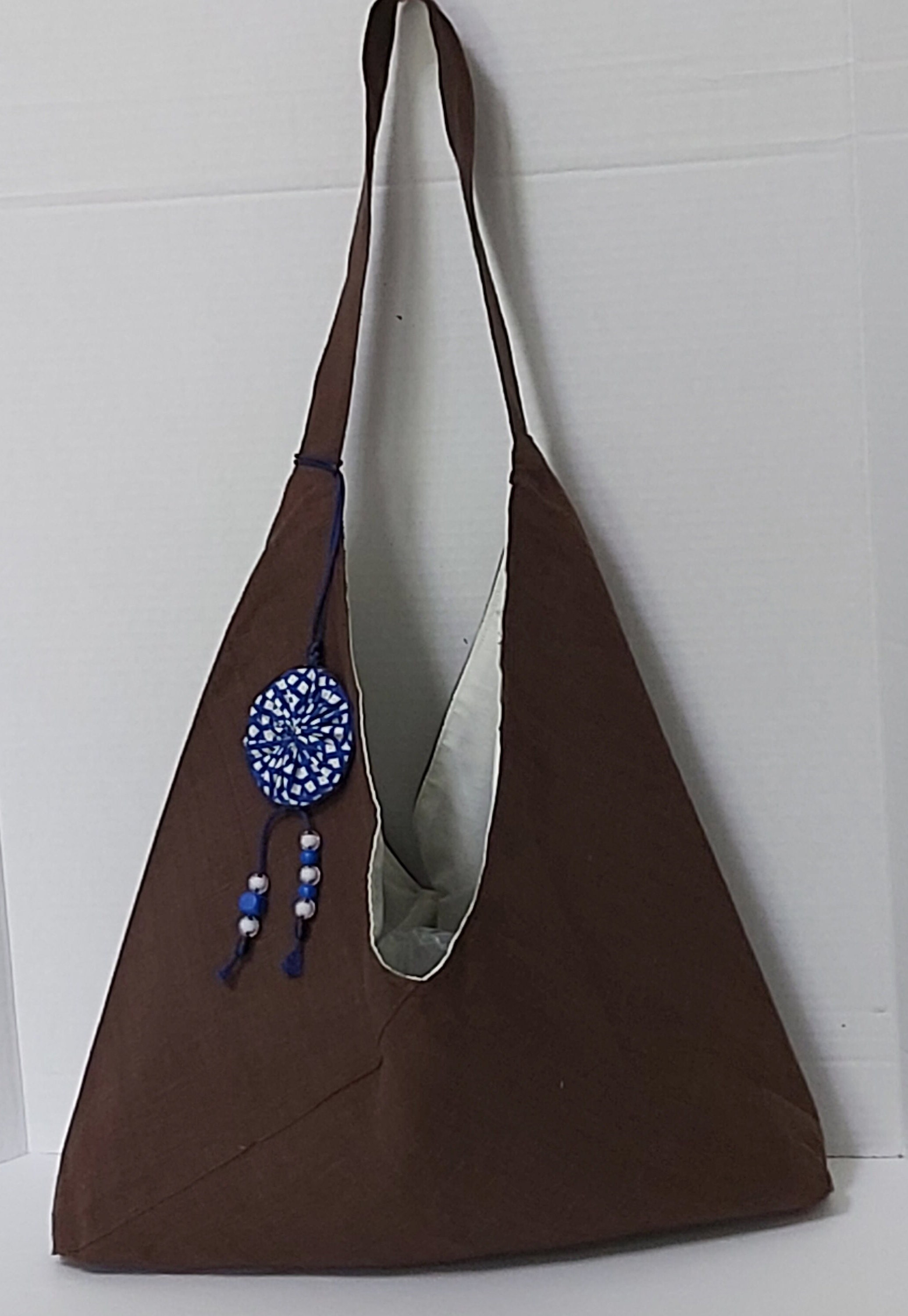 Japanese Origami Triangle Bag Market Bag Shopping Bag Tote Bag - Etsy