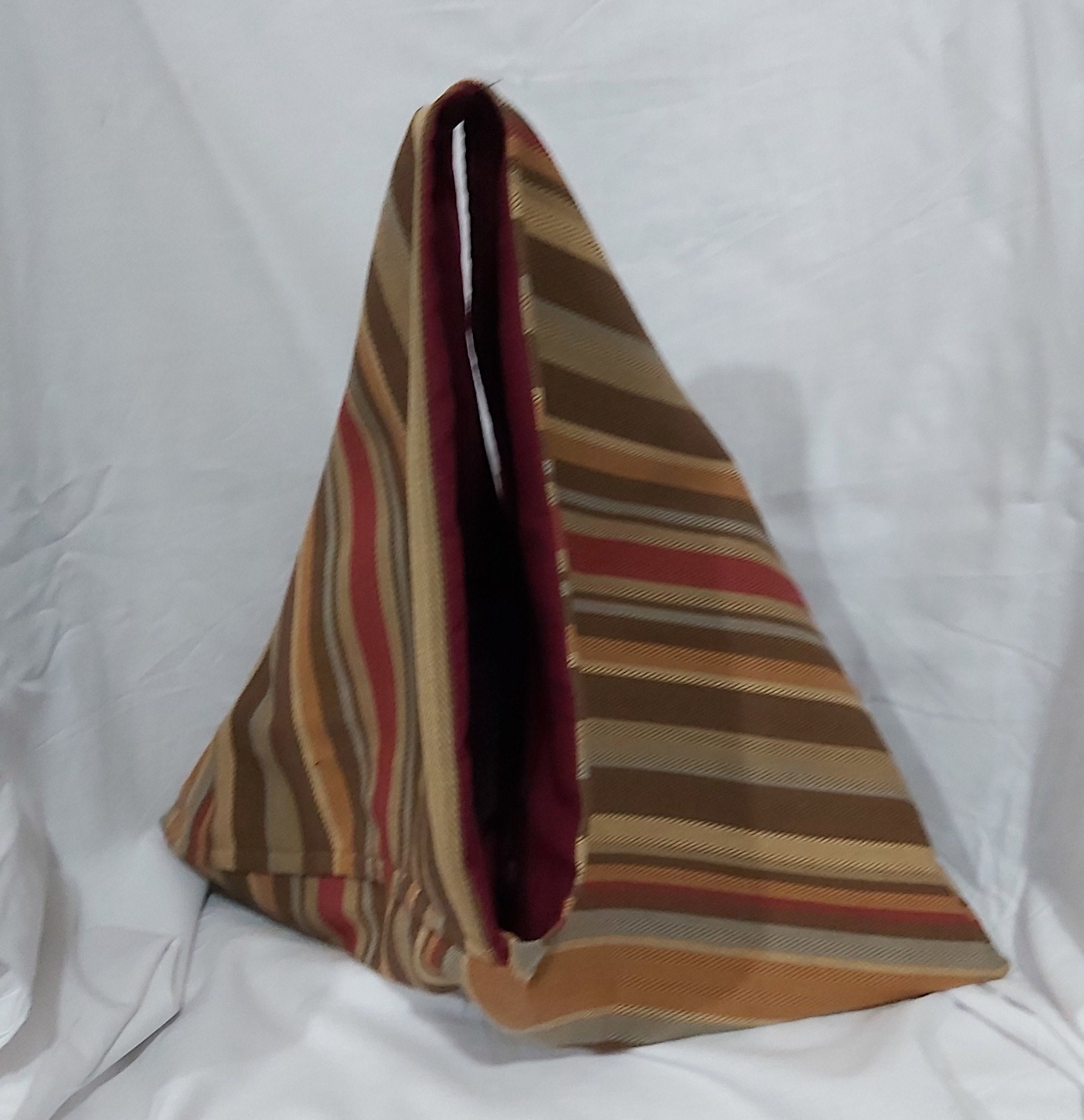 Stripes Japanese Triangle Origami Bag Bento Bag Japanese Origami Bag ...