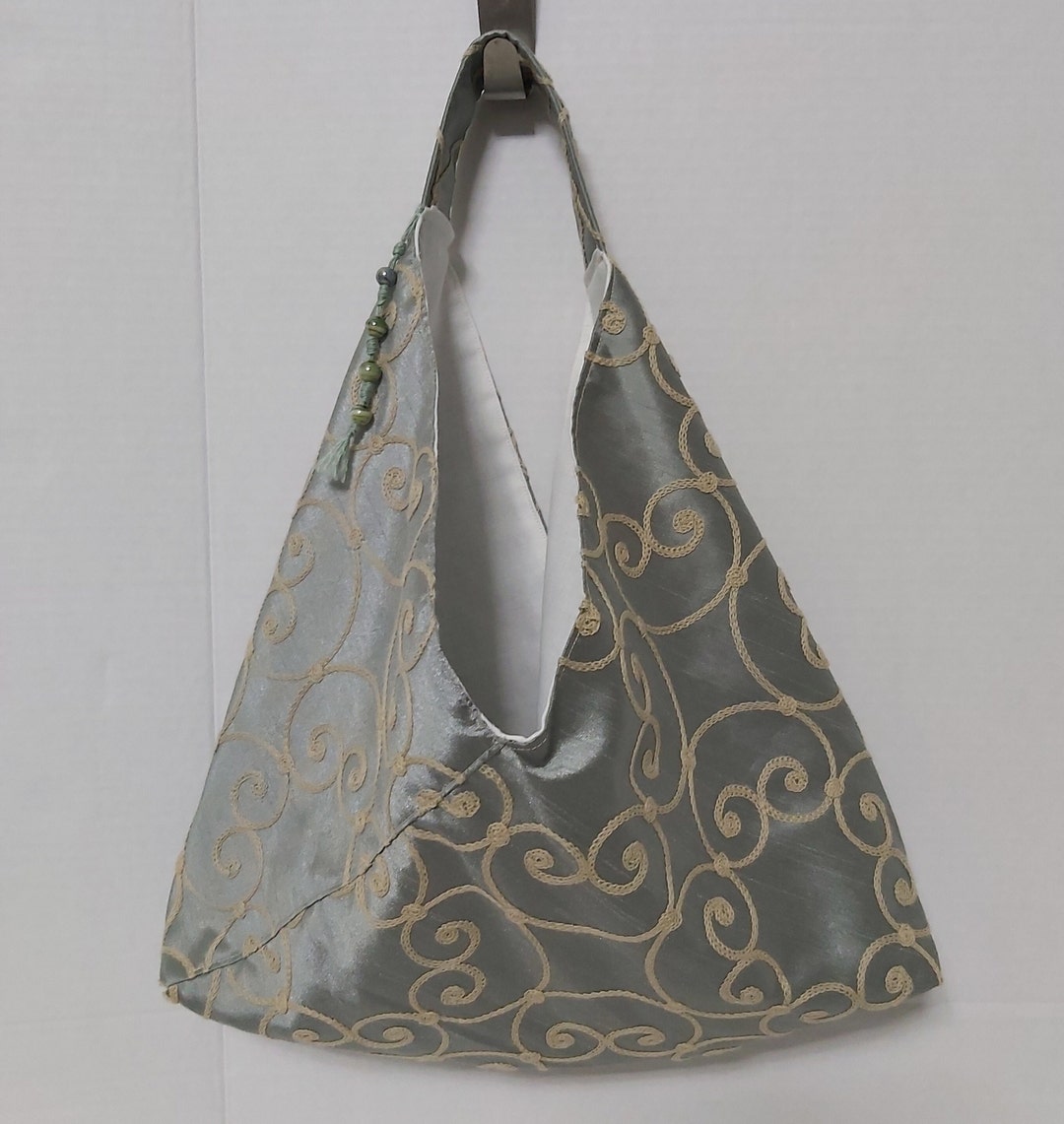 Mint Japanese Triangle Bag Origami Bag Bento Bag Any Day Bag Project ...