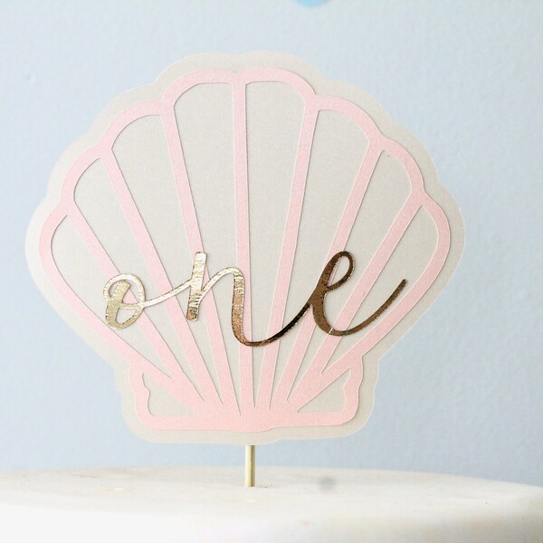 Seashell Cake Topper - Etsy