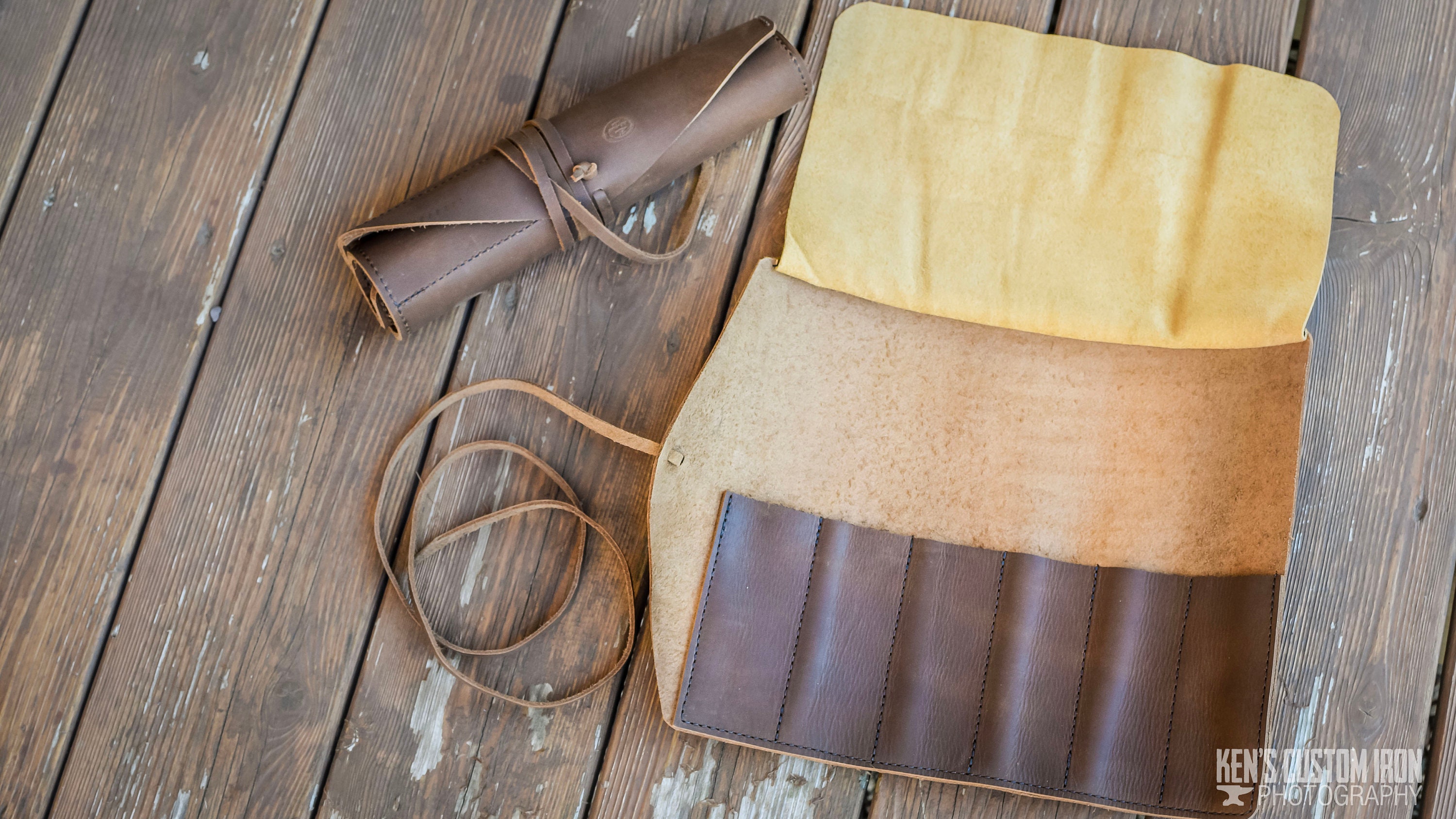 Leather Roll-up Tool Pouch Blacksmith Tools - Etsy