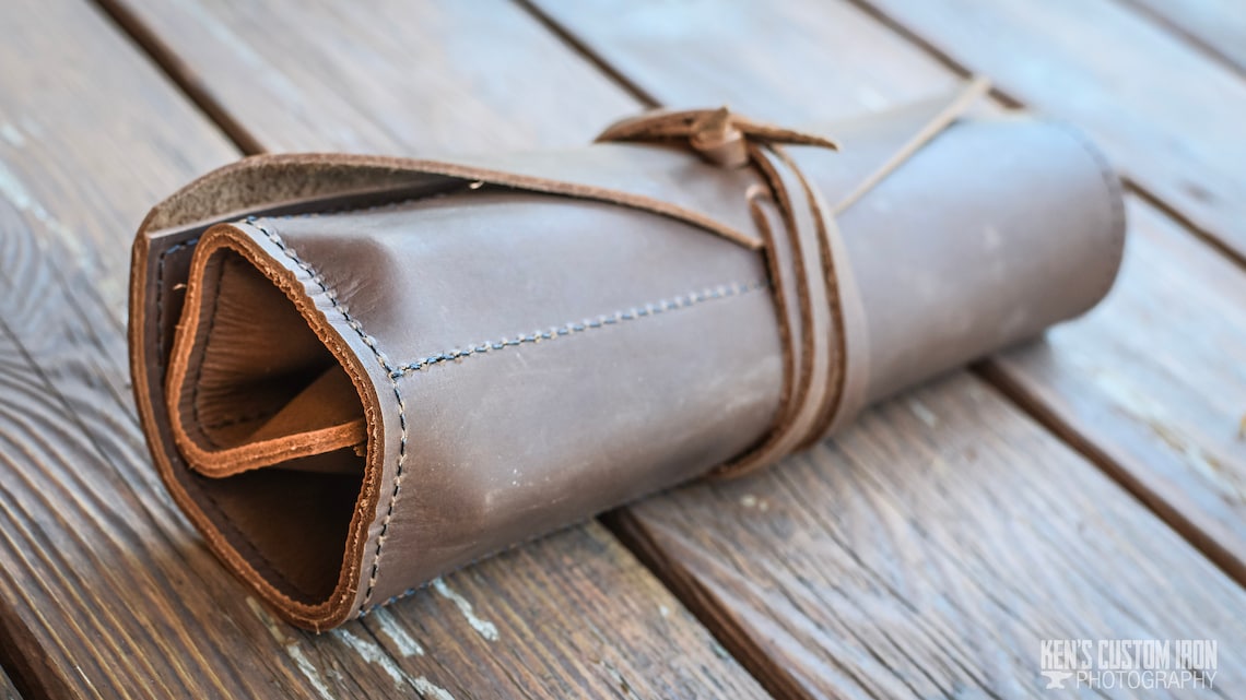 Leather Roll-up Tool Pouch Blacksmith Tools - Etsy