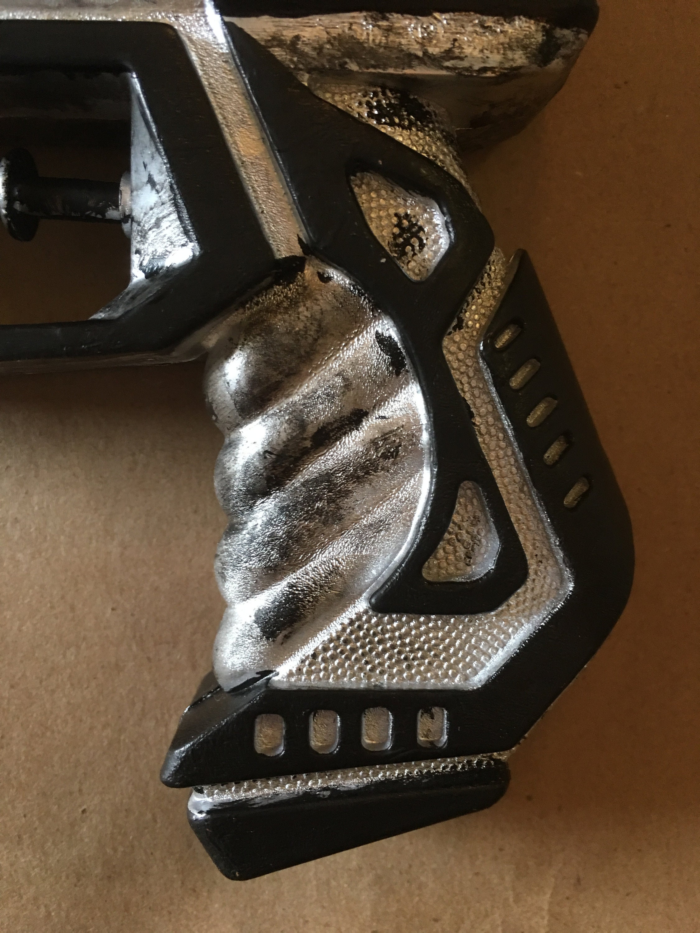 Black and Silver Pistol Glock Gun Prop Police Military Costumes Movie ...