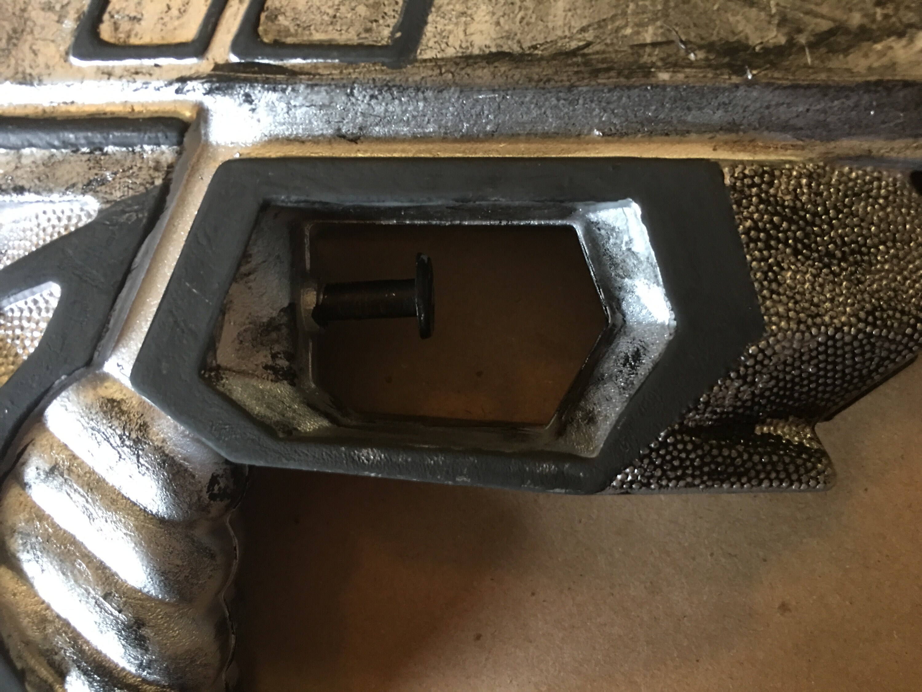 Black and Silver Pistol Glock Gun Prop Police Military Costumes Movie ...