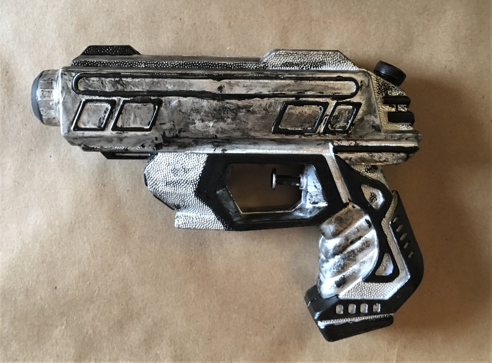 Black and Silver Pistol Glock Gun Prop Police Military Costumes Movie ...