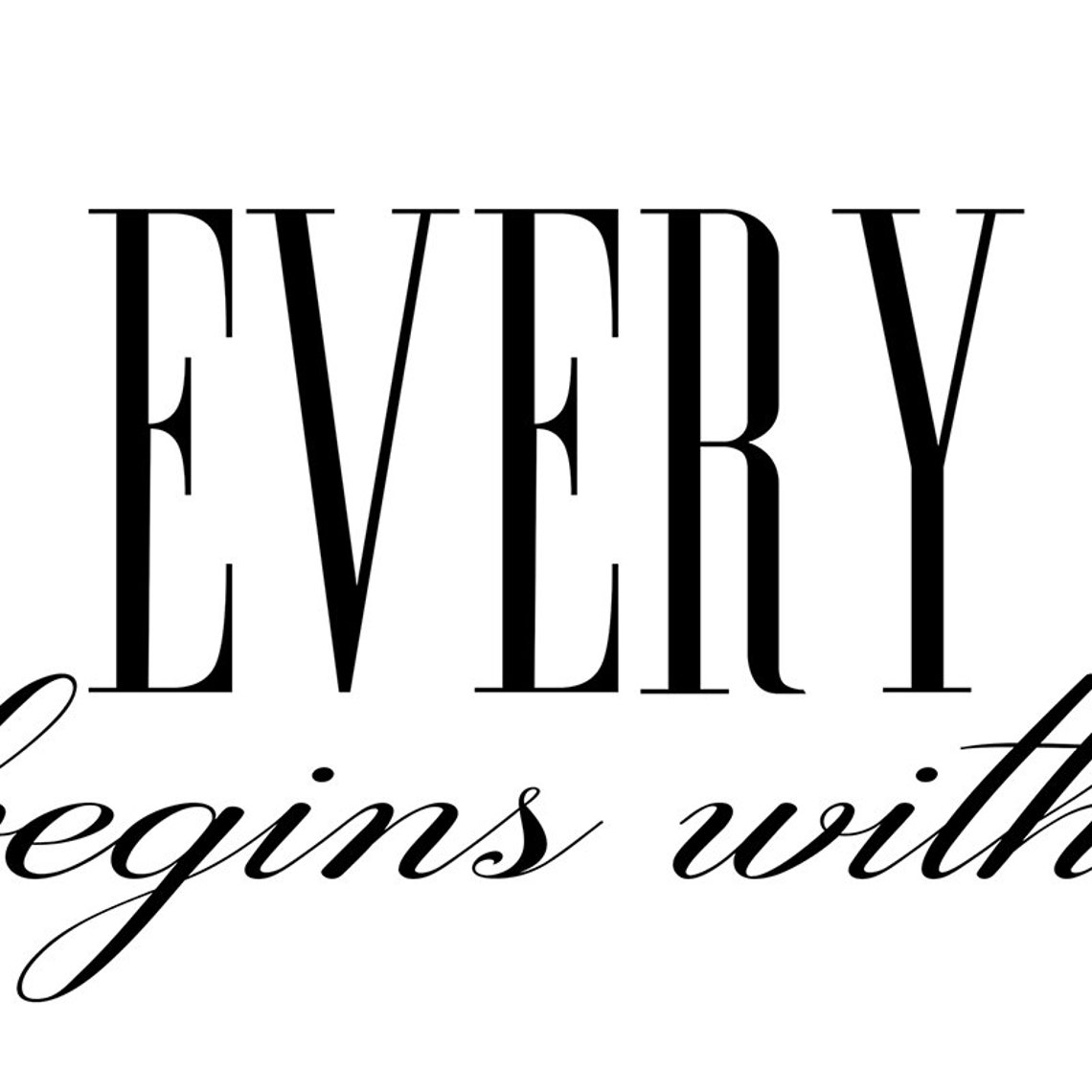 Every Journey Begins With a Single Step Inspirational Poster - Etsy