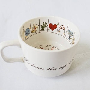 The Taltos Fortune Telling Teacup Jon Anton Ironstone Made in England ...