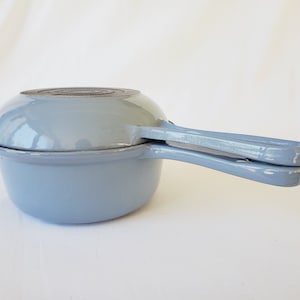 Sky Blue Le Creuset Multifunction Pan 2 in 1 Skillet & Pot #18 Frying ...