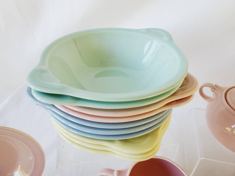 Luray Pastels Mid-century Dinnerware, Taylor Smith & T Dishes - Etsy