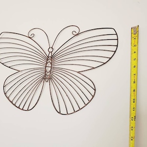 Large Metal Butterfly Wall Art, Bronze Home Garden Decor - Etsy