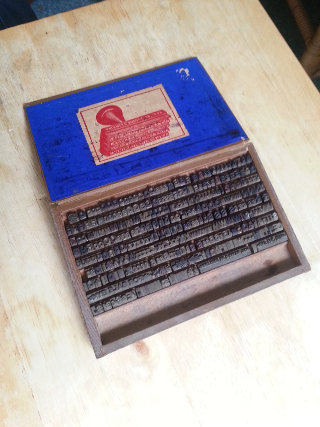 Complete Set Superior Solid Rubber Type Set Patented 1892 Box and ...