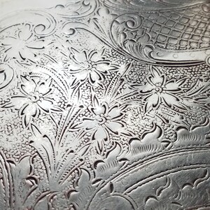 Faded Silver Copper Tray 1950s Keystoneware Serving Home Decor Barware ...