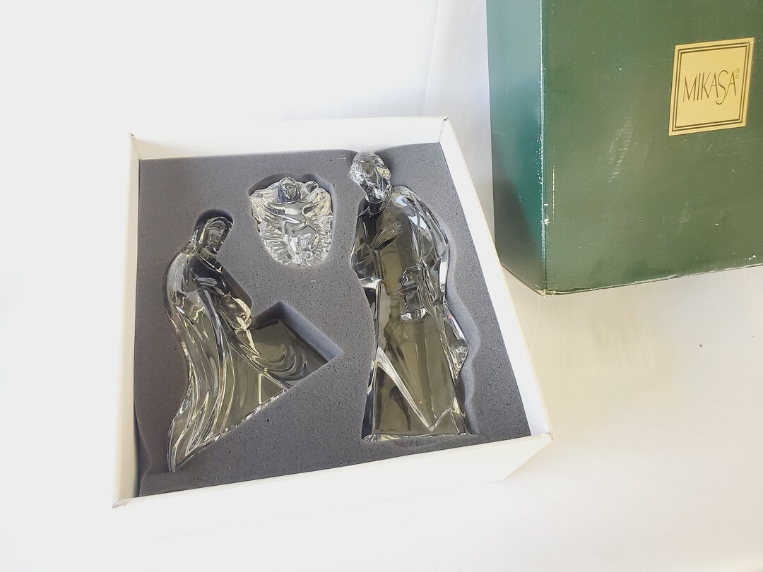 Mikasa Lead Crystal Nativity Set, Made in Germany (original Box) - Etsy
