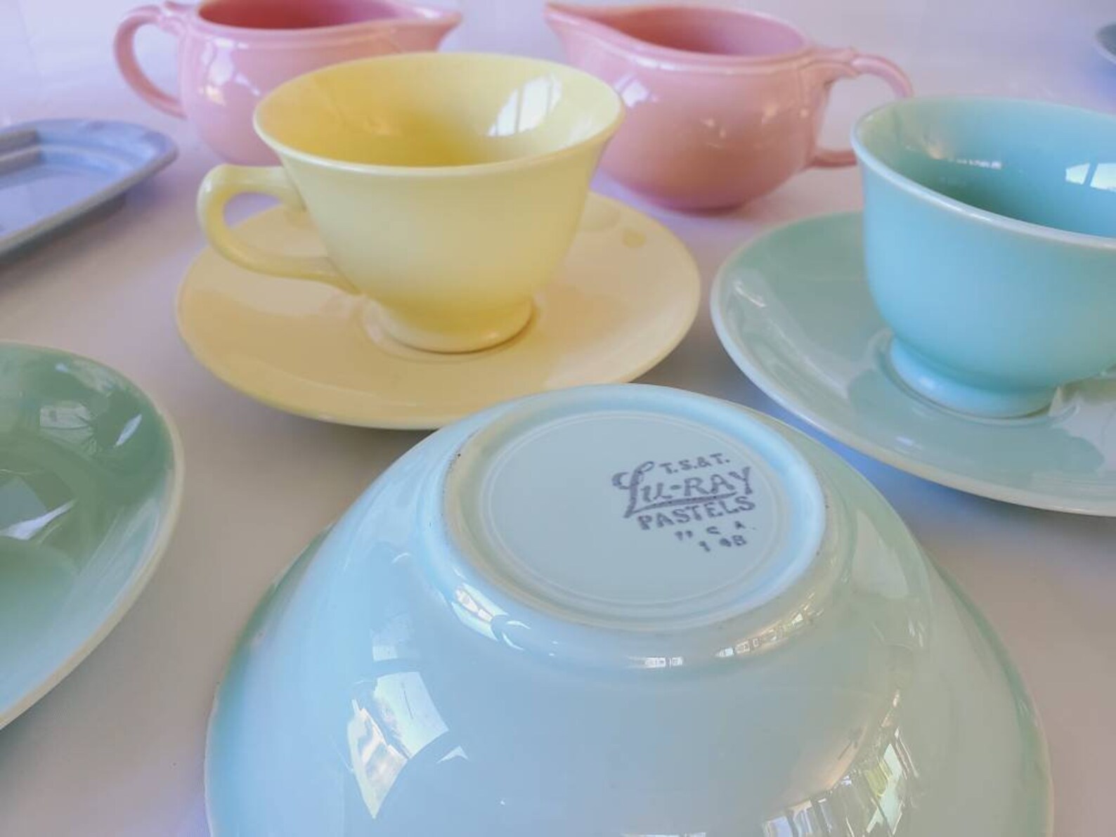 Luray Pastels Mid-century Dinnerware, Taylor Smith & T Dishes - Etsy