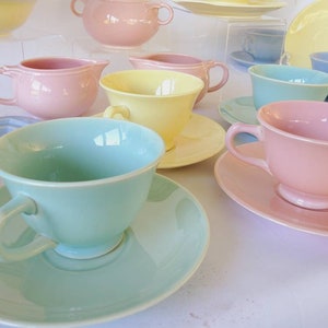 Luray Pastels Mid-century Dinnerware, Taylor Smith & T Dishes - Etsy