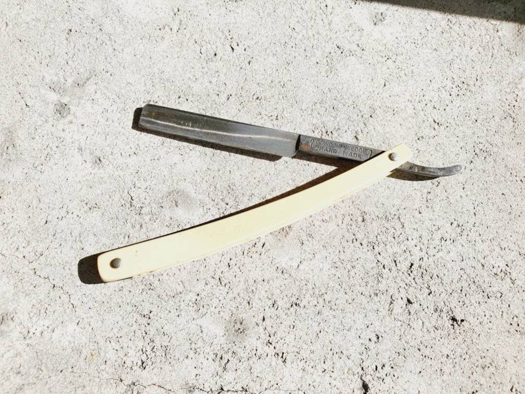 Bowdin's Wedge Straight Edge Razor Handmade Vintage Shaver Shaving ...