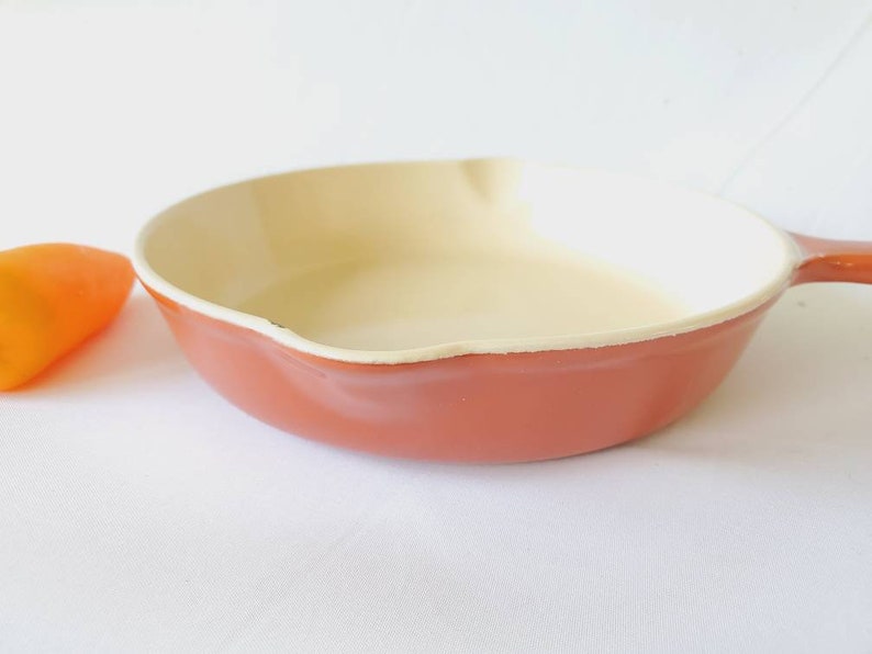 1970s Le Creuset Enzo Mari Burnt Sienna Skillet 16 Small Fry - Etsy
