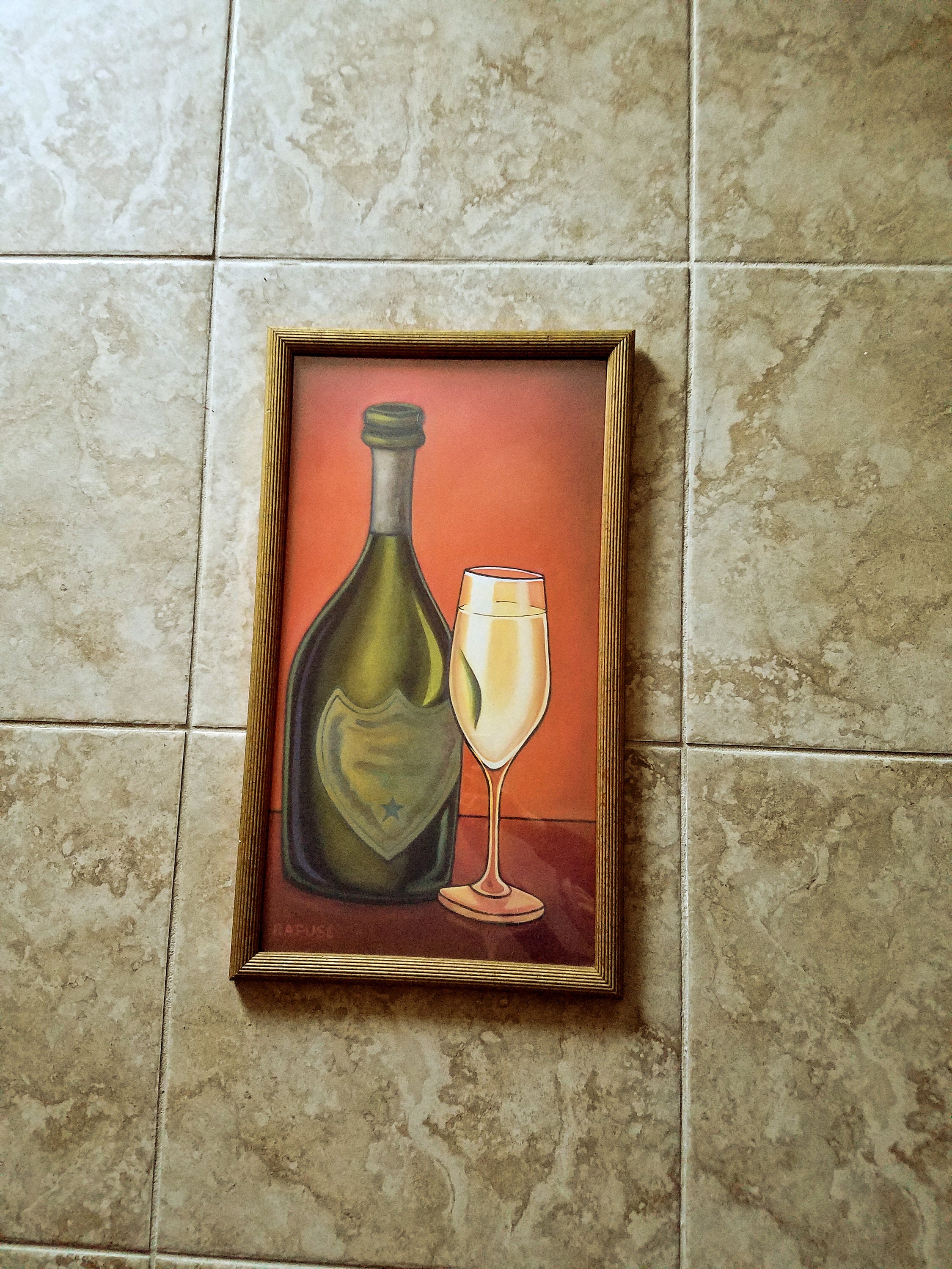 Framed Champagne Art Will Rafuse Artist Ready to Hang Fine Art - Etsy ...