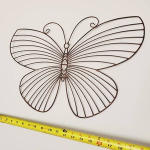 Large Metal Butterfly Wall Art, Bronze Home Garden Decor - Etsy