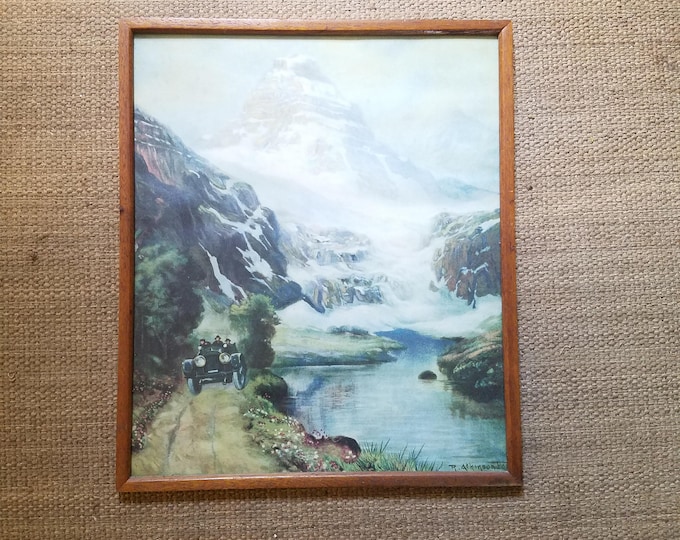 R Atkinson Fox Lithograph Print 2263 Where Brooks Send up A Cheerful ...