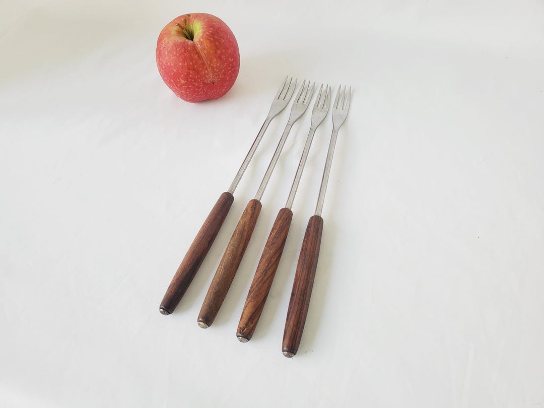 German Fondue Forks Set of 4 Stainless Steel Made in Germany Mid ...