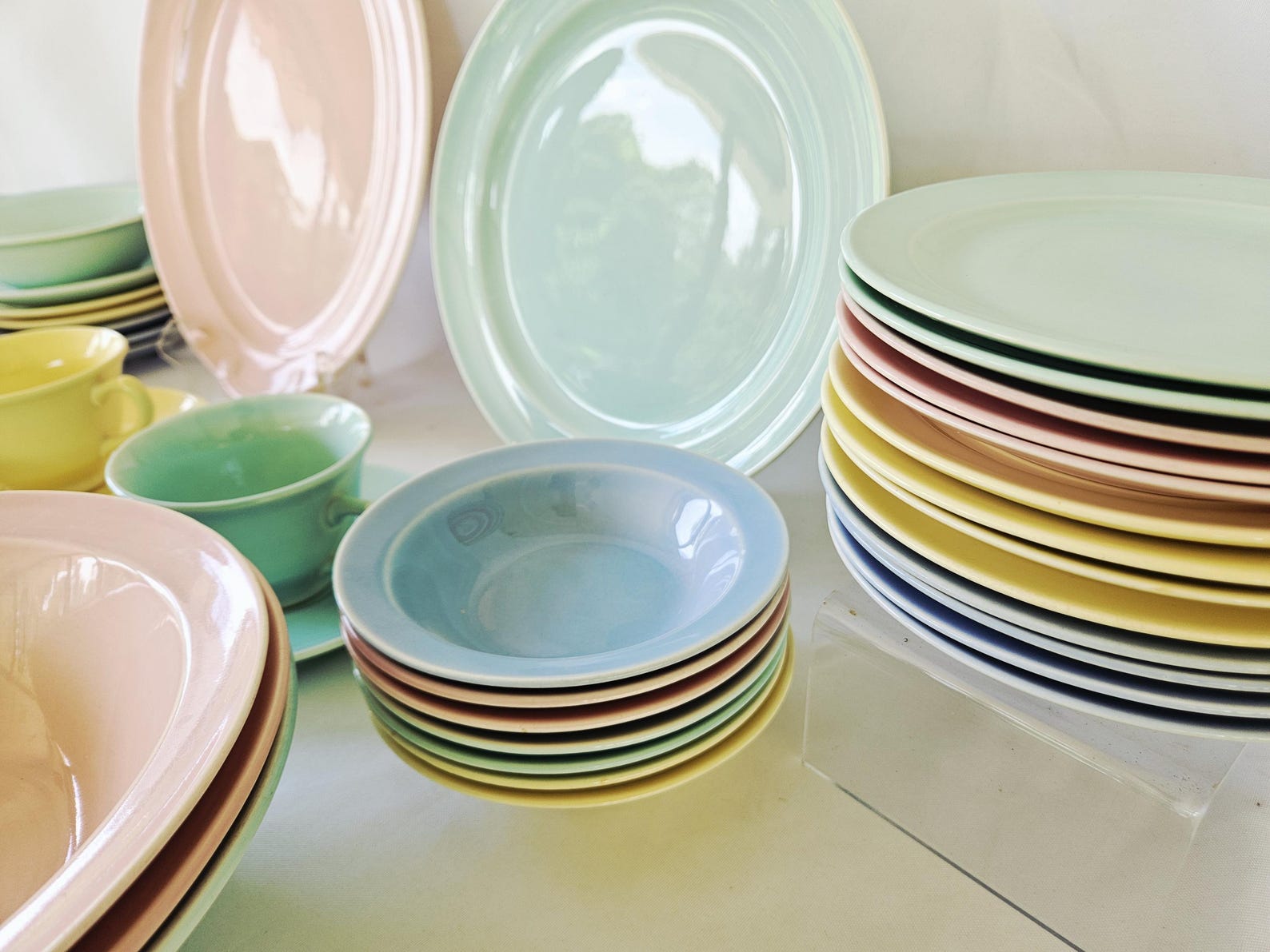 Luray Pastels Mid-century Dinnerware, Taylor Smith & T Dishes - Etsy